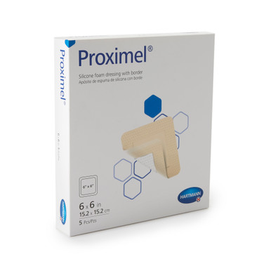 MCK-Foam Dressing Proximel 6 X 6 Inch With Border Waterproof Film ...