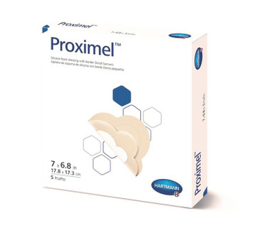 MCK-Silver Foam Dressing Proximel Ag 6-4/5 X 7 Inch Sacral Sterile (BX ...