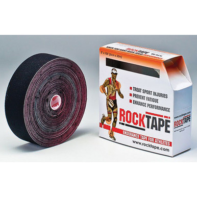 ROCKTAPE #2 STANDARD, 2" X 105' ROLL, BLACK - drugsupplystore.com
