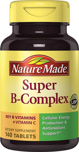 Nature Made Super B-Complex Tablets 140ct