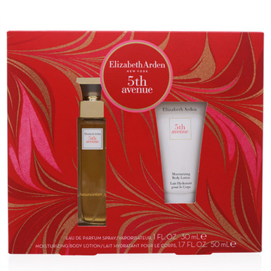 CS FIFTH AVENUE/ELIZABETH ARDEN SET (W) EDP SPRAY 1.0 OZ BODY LOTION 1. ...