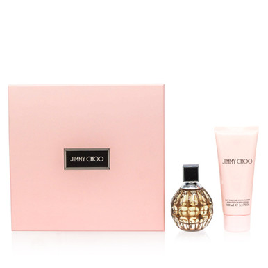 CS JIMMY CHOO/JIMMY CHOO SET (W) EDP SPRAY 2.0 OZ BODY LOTION 3.3 OZ IN ...