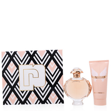 CS OLYMPEA /PACO RABANNE SET (W) EDP SPRAY 2.7 OZ BODY LOTION 3.4 OZ ...