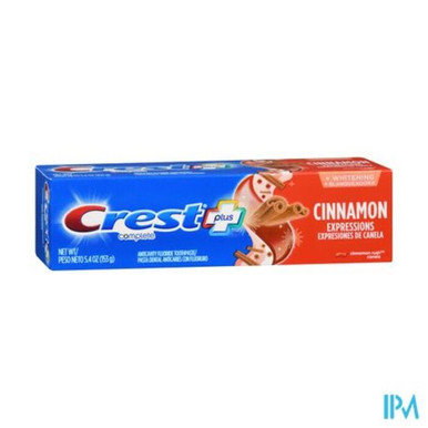 Crest Complete Plus Cinnamon Expressions Anticavity Fluoride Toothpaste ...