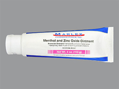 MENTHOL & ZINC OXIDE ONT 113 GM - drugsupplystore.com