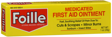 Foille Medicated First Aid Ointment 1 OZ - drugsupplystore.com