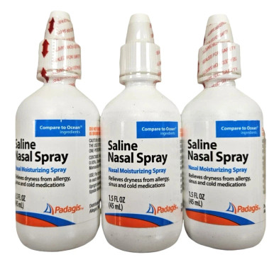 Padagis Perrigo Saline Nasal Spray 0.65% 45ml (3 Pack ...