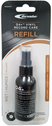 Discwasher RD20472 D4+ Vinyl Record Cleaning Solution Refill .50 ML ...