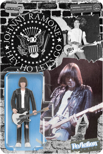 Super7 - Johnny Ramone - Reaction Figures - Johnny Ramone (White Shirt ...