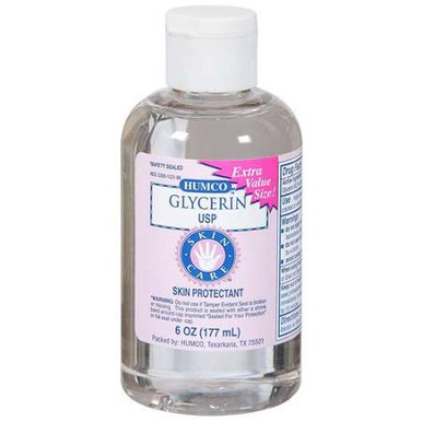 Humco Glycerin USP Skin Protectant, 6 oz. Authorized vendor