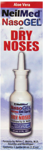 NeilMed Nasogel Drip Free Gel Spray, 1 Fl Oz.