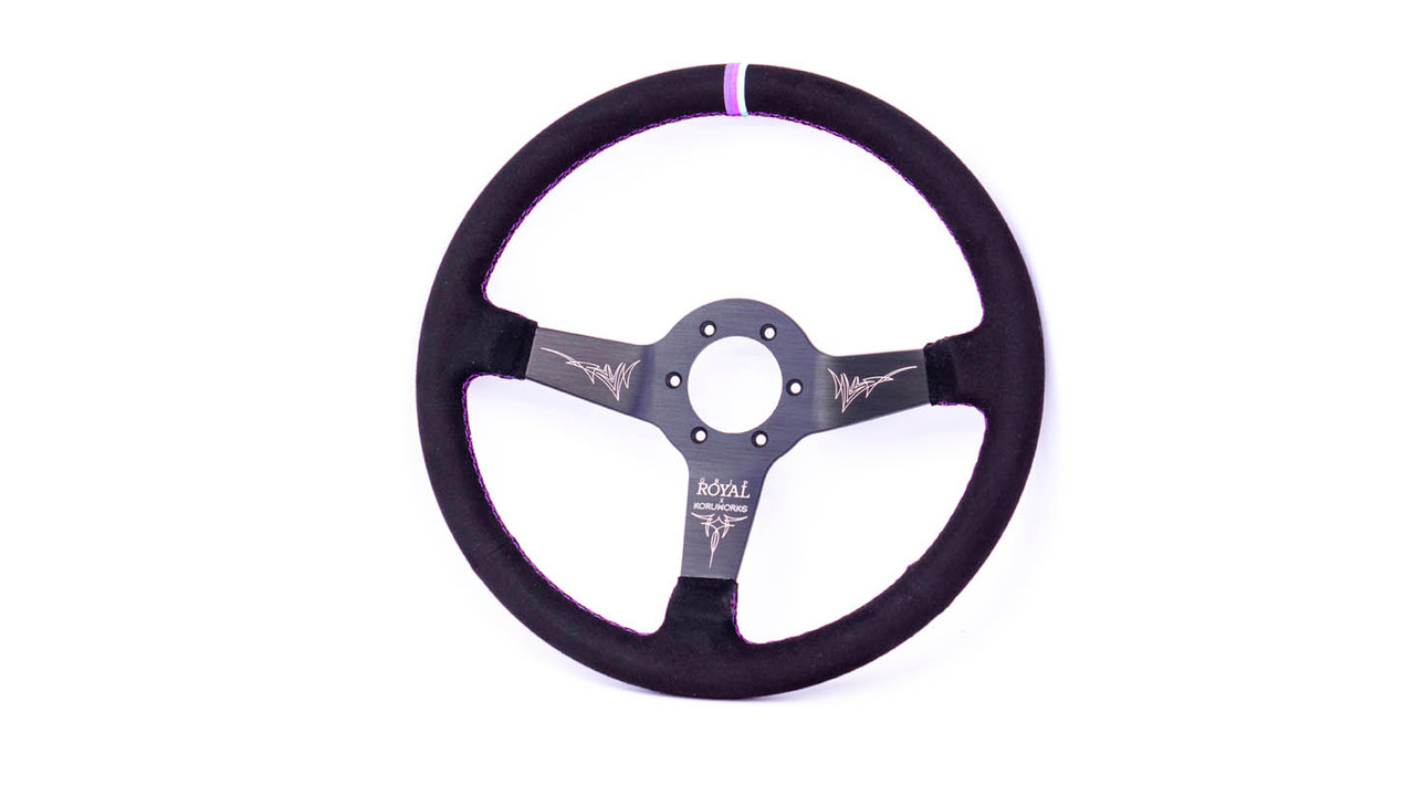 KoruWorks X Grip Royal V2 Pinstripe Steering Wheel - KoruWorks