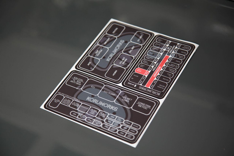 KoruWorks 240sx S13 Fuse Box Covers - KoruWorks