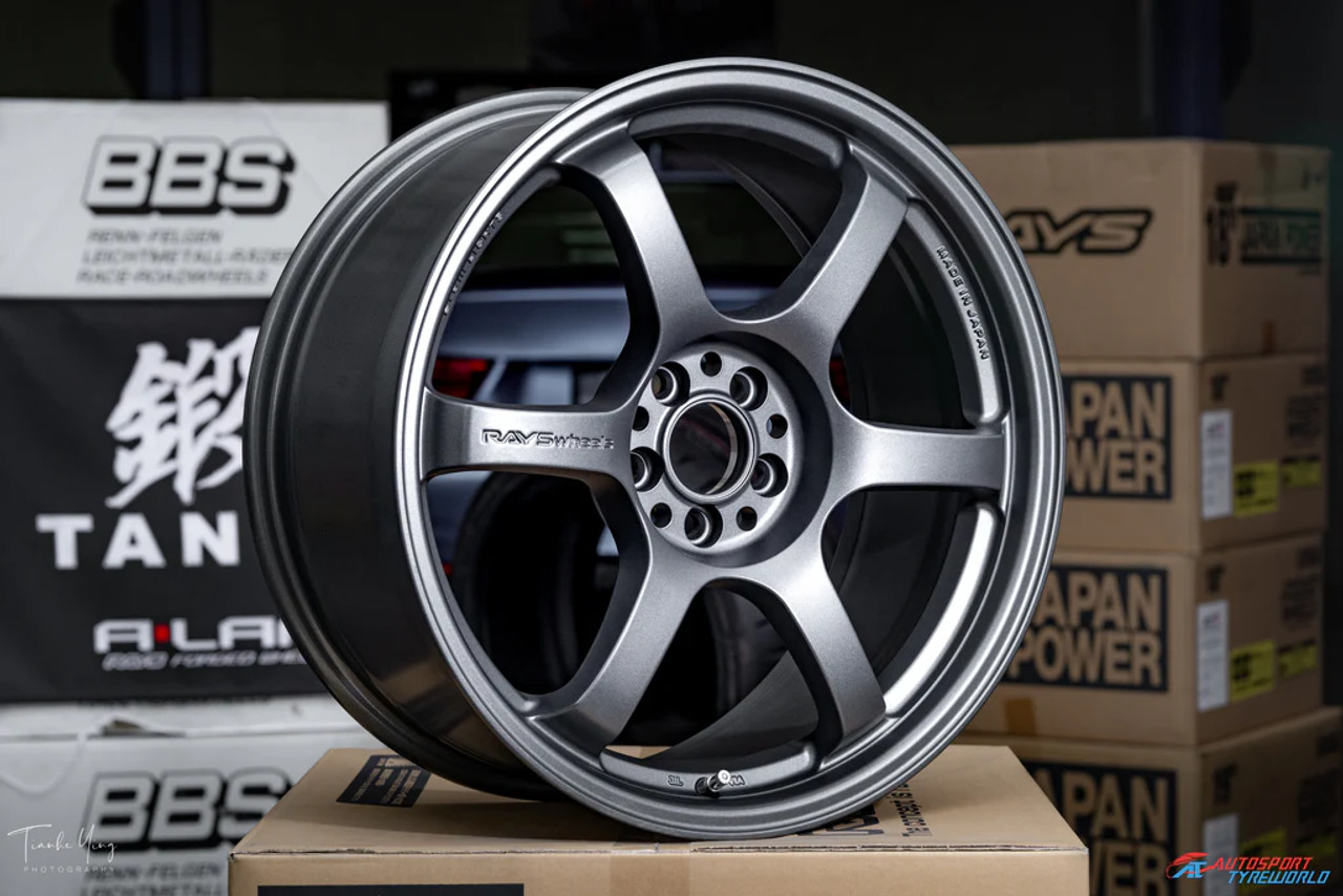 Rays 57DR Gun Metal Blue 2 (G2) - 17x9+12 - KoruWorks