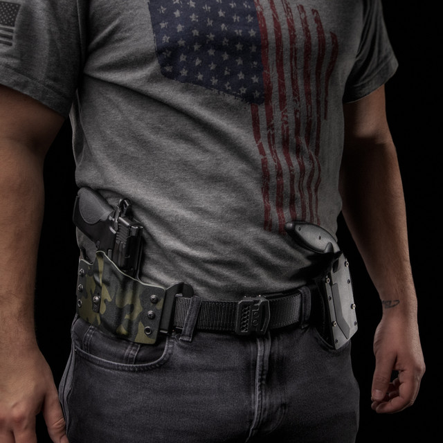 Kore Essentials - 1.5" Tactical Gun Belt - Black Multicam, X10 Buckle ...