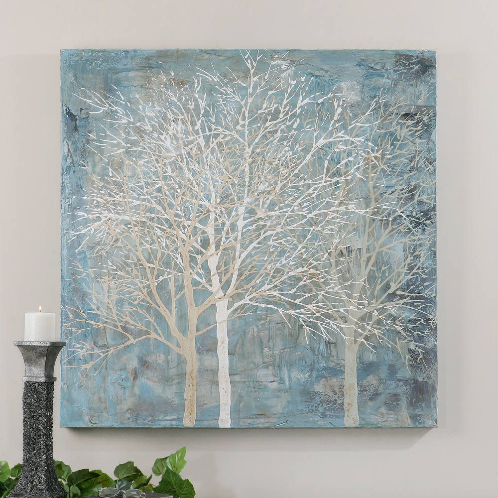 Muted Silhouette Canvas Art | Contemporary Style Print