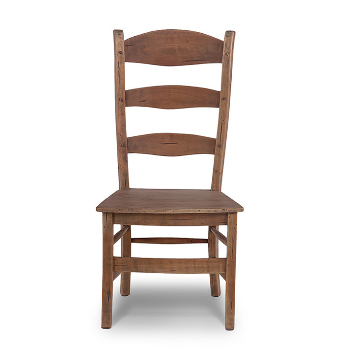 Peg & Dowel Ladder Back with Wooden Seat