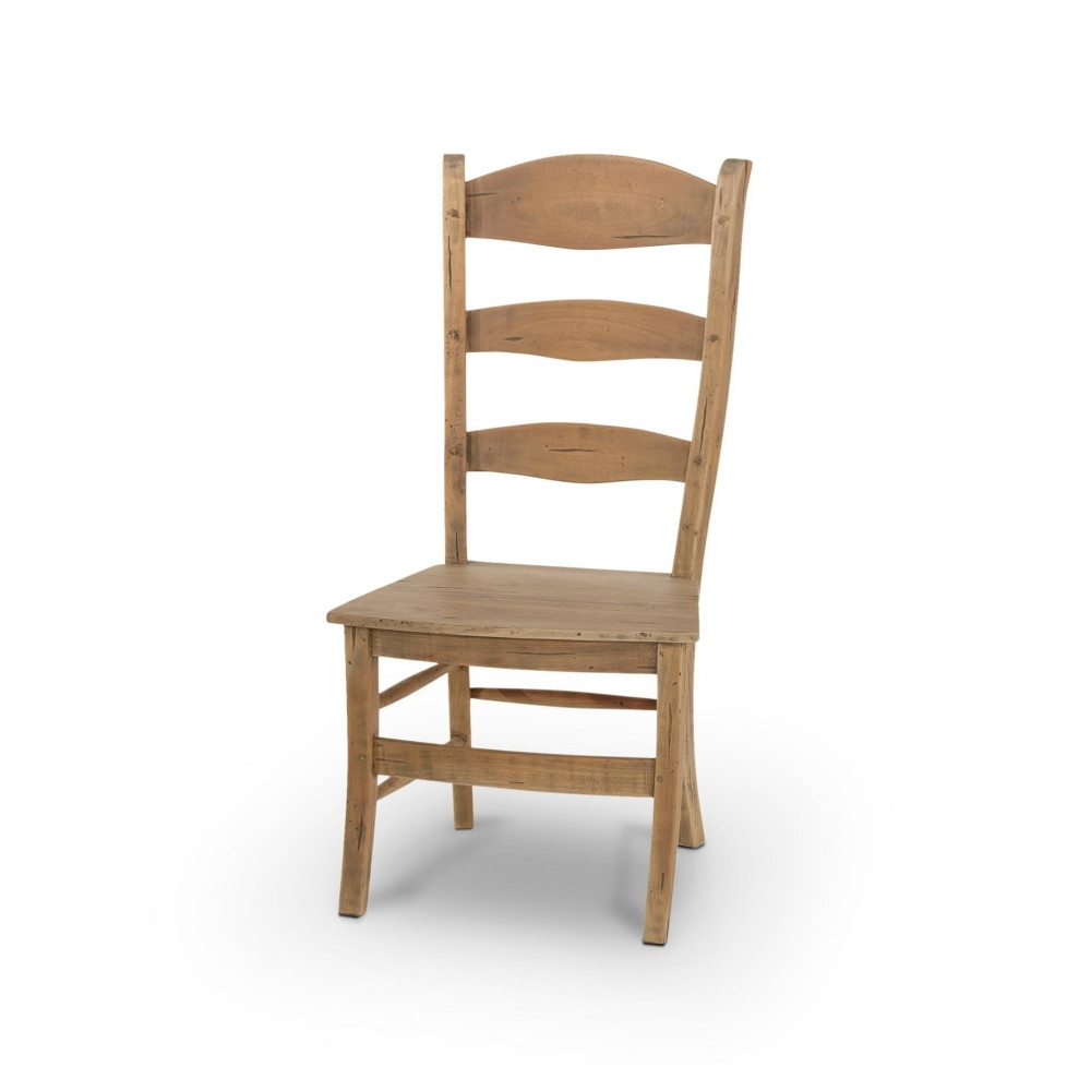 Peg & Dowel Ladder Back with Wooden Seat