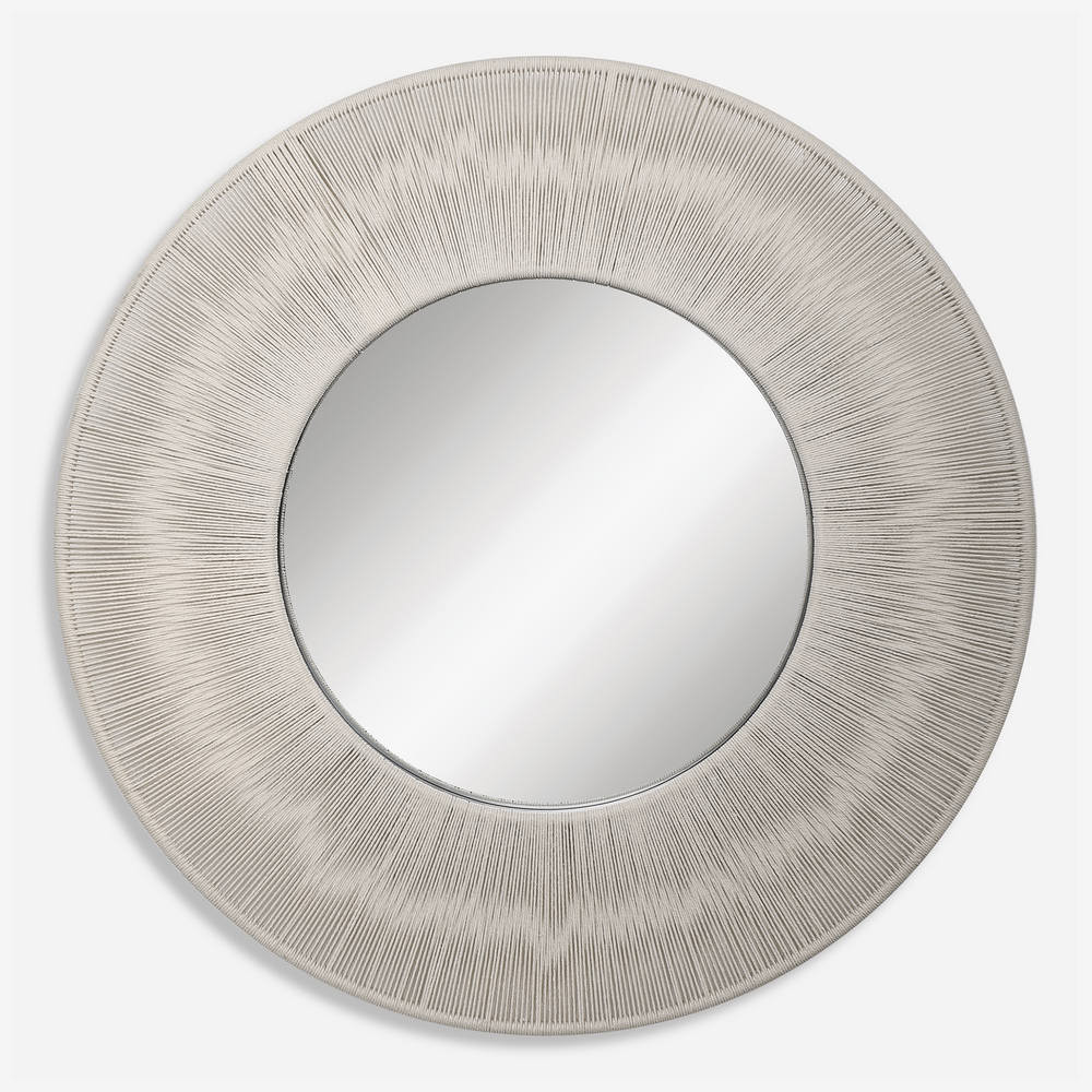 Sailor'S Knot Round Mirror | Coastal Style Wall Mirror