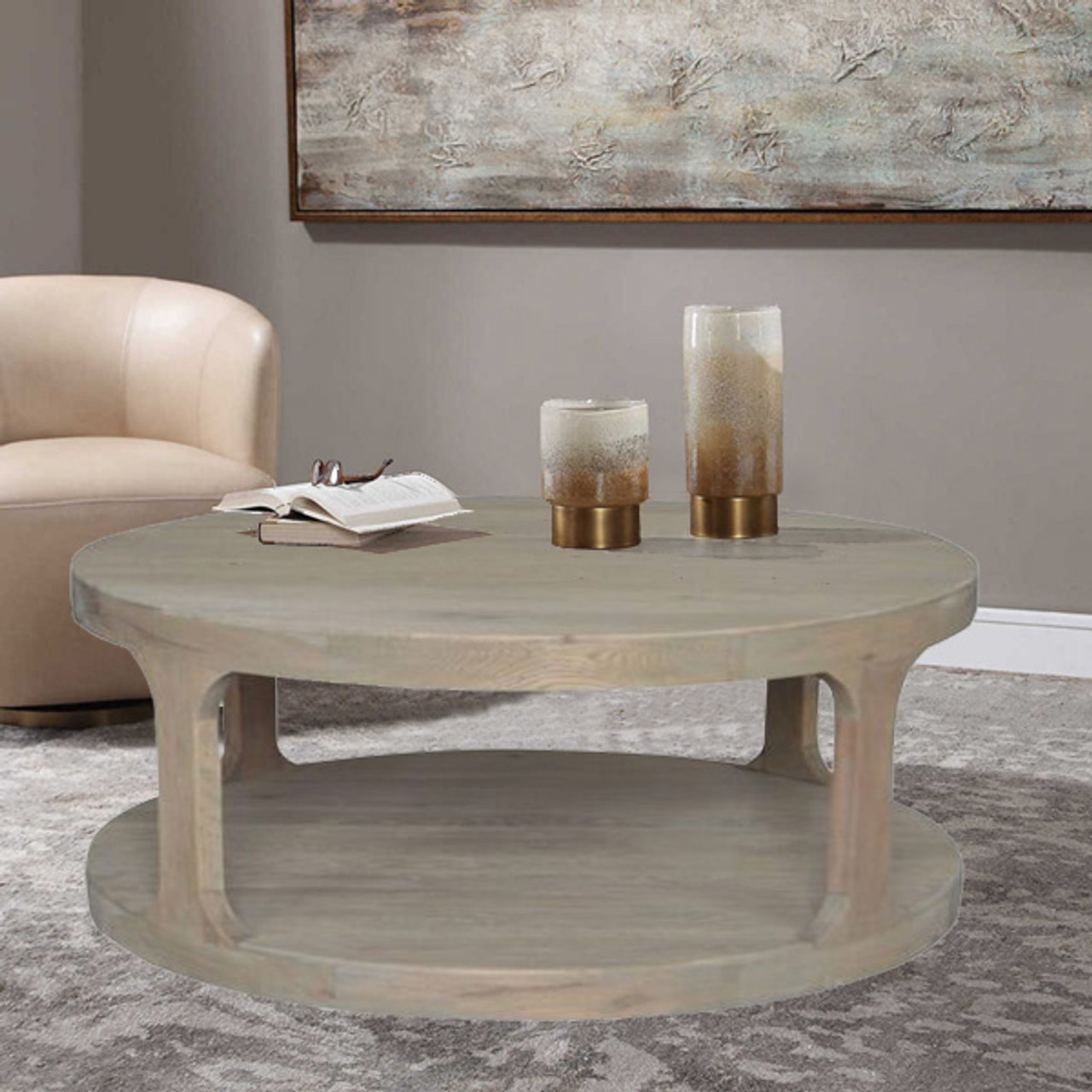 Francis Coffee Table Weathered Oak Maison Living