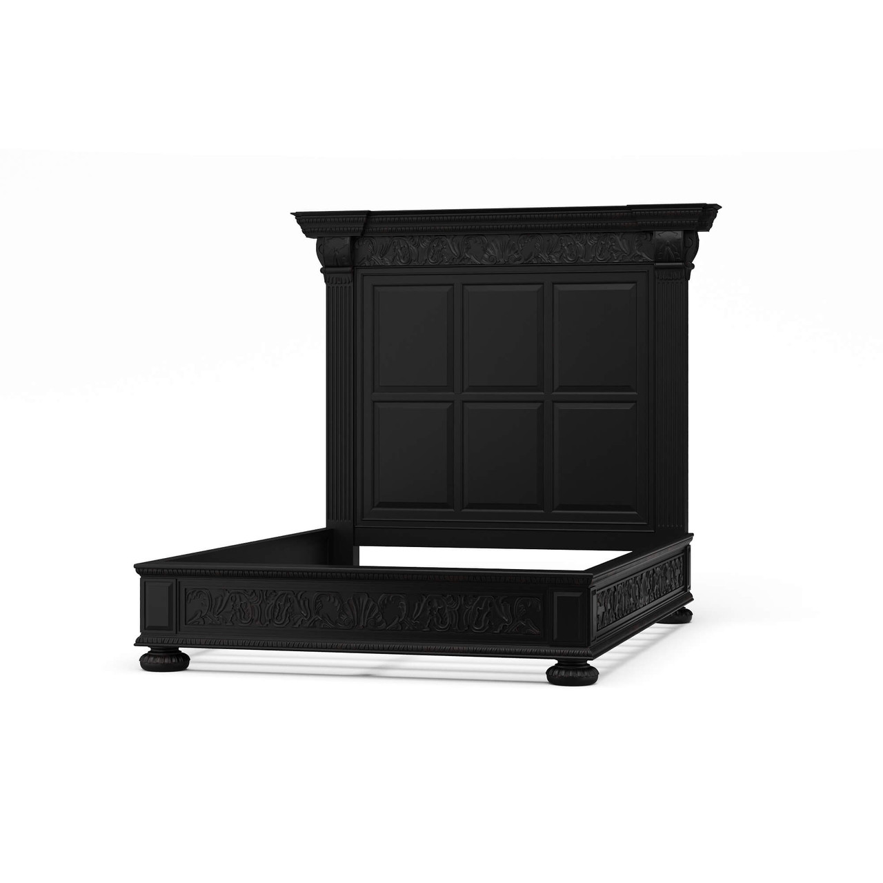 Charleston Queen Bed - Batavia Black - Furniture: BEDROOM - Bed