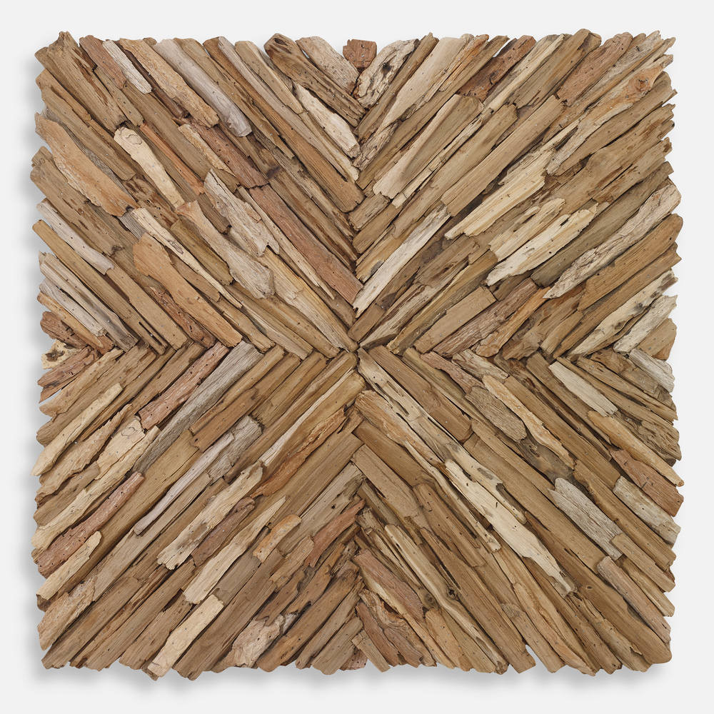 Outland Drift Wood Wall Decor | Organic Style Wall Art