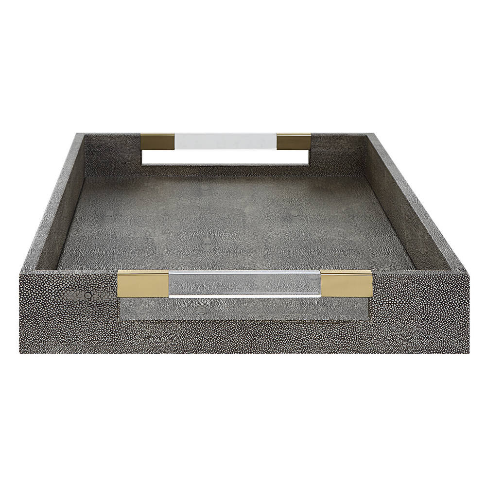 Wessex Gray Tray | Mid-Century Style Decor