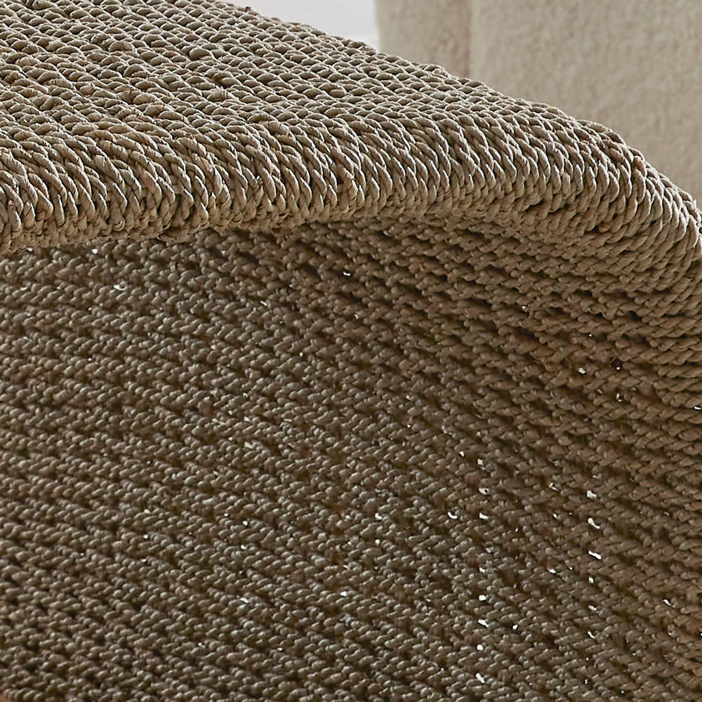 Calabria Woven Seagrass Coffee Table | Coastal Style Accent Table