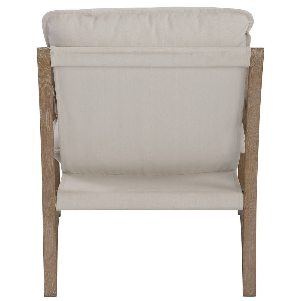 Melora Solid Oak Accent Chair | Contemporary Style Accent Chair