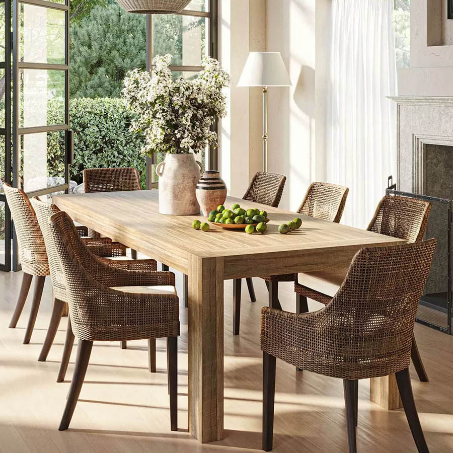 Tuscan Dining Table And Chairs Tuscan Trestle Solid Wood Dining Table