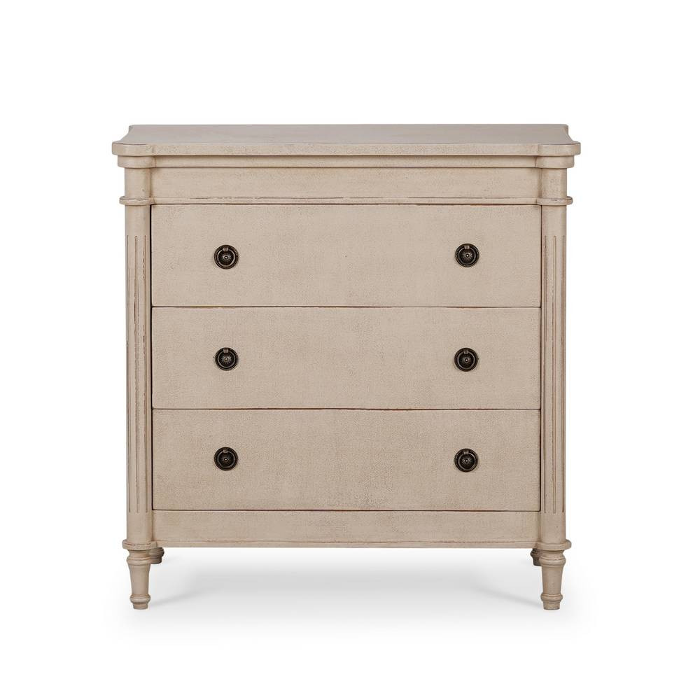 Kelly 3 Drawer Bedside Cabinet