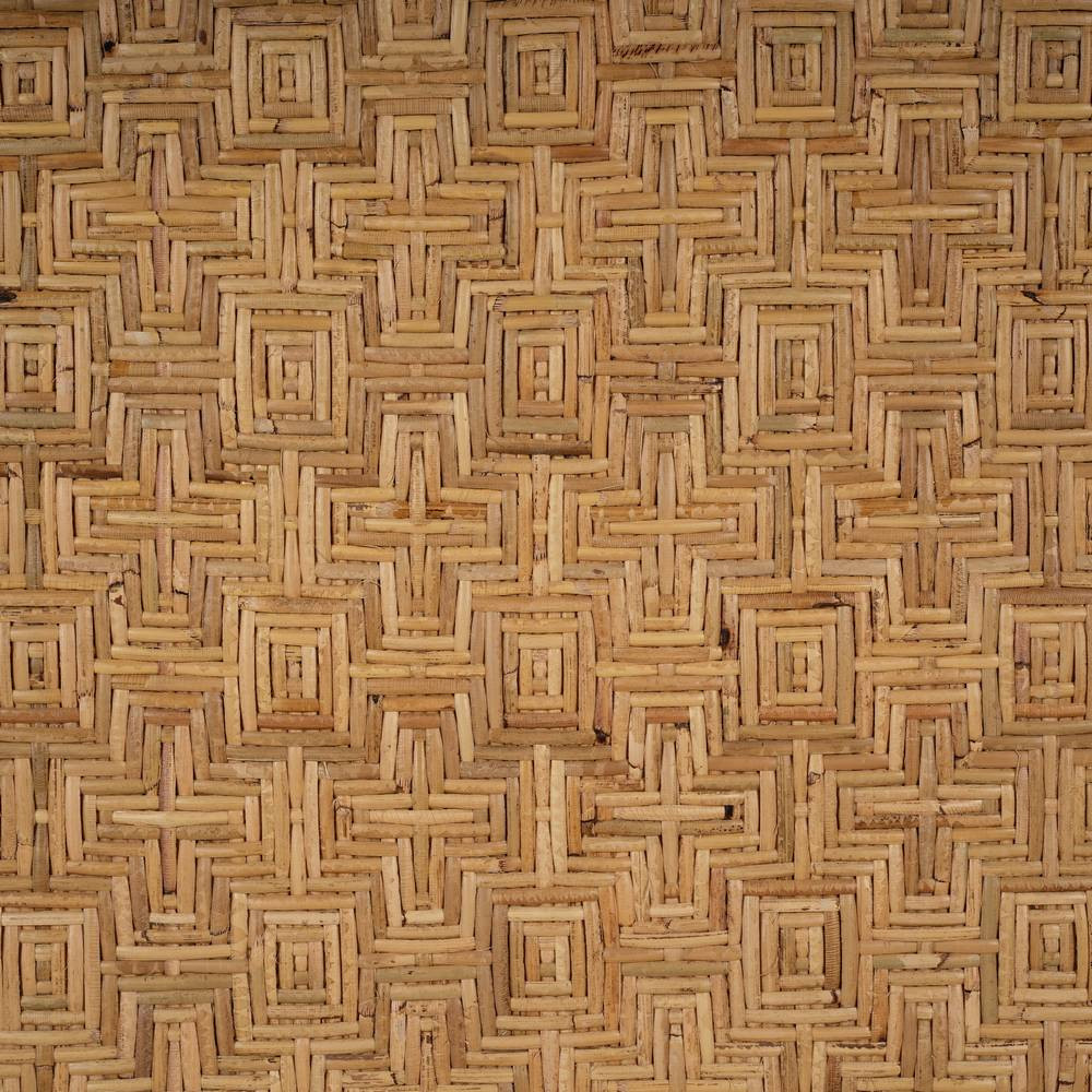 Chloe Scalloped Headboard with Rattan King