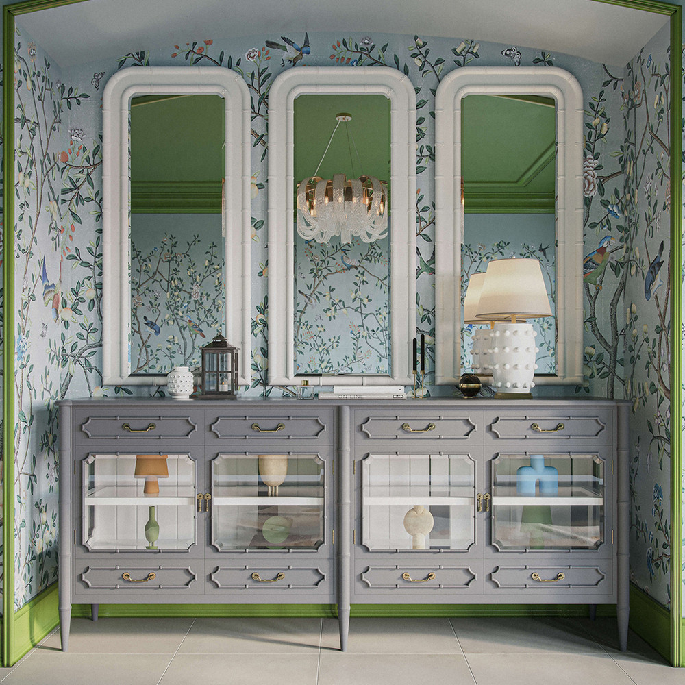 Chelsea Arched Mirror - Any Colour | Oriental Style Decor