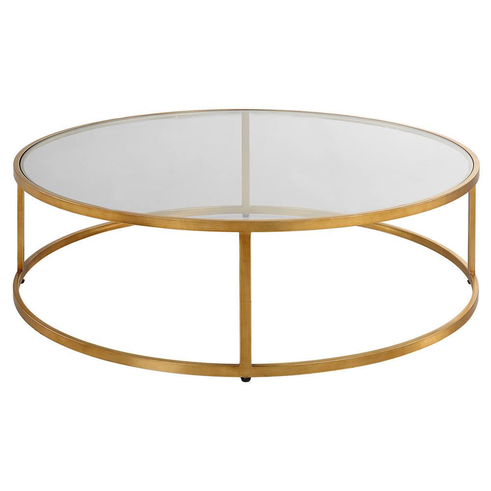 Radius Modern Circular Coffee Table | Mid-Century Style Accent Table