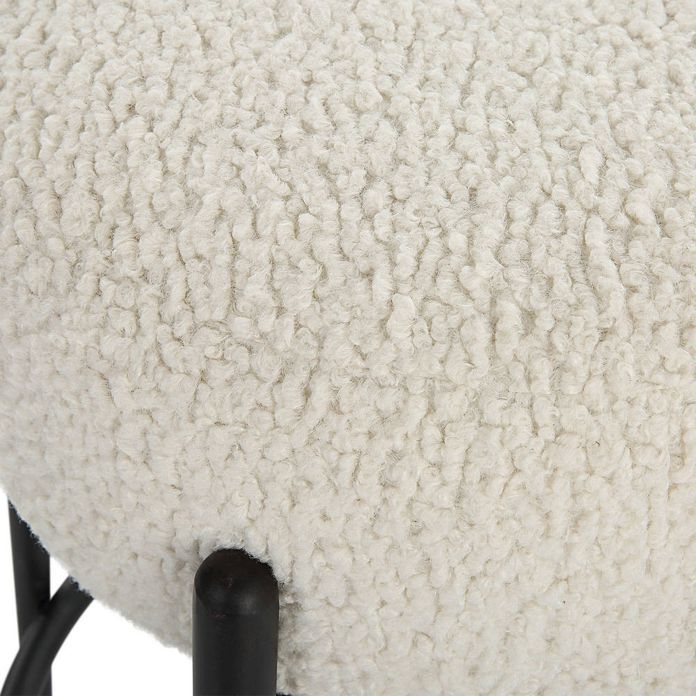 Arles Plush Counter Stool | Contemporary Style Accent Chair
