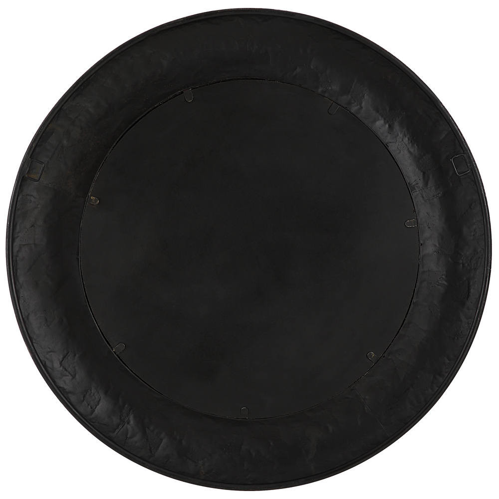 Copper Terrazzo Round Mirror | Mid-Century Style Wall Mirror