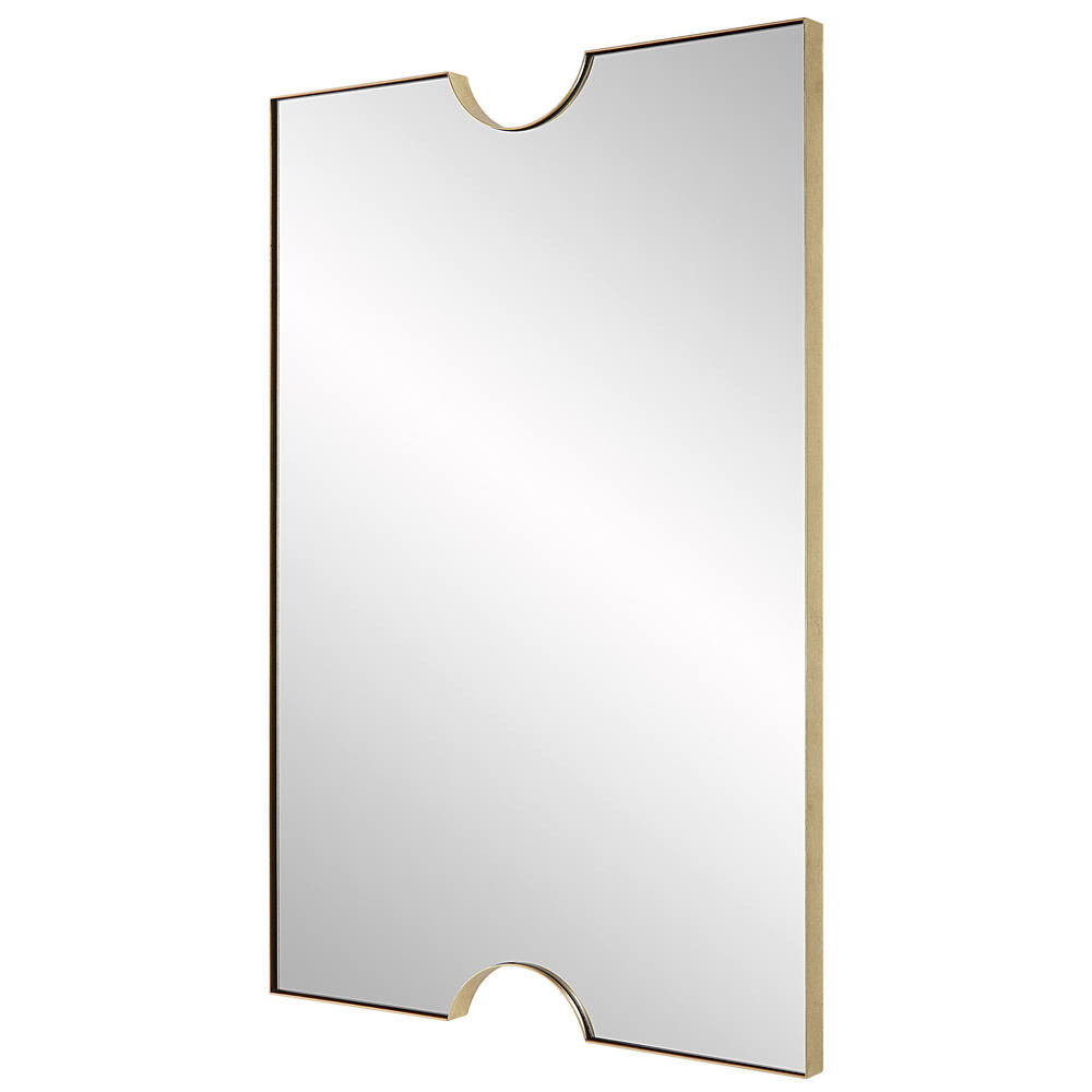 Ticket Gold Vanity Mirror | Contemporary Style Vanity Mirror
