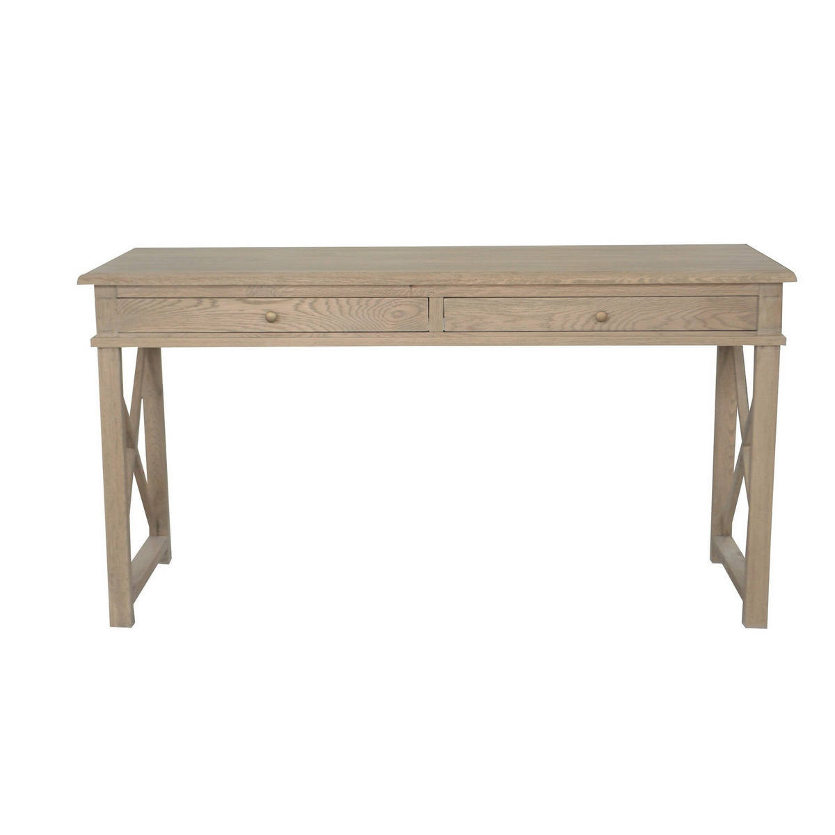 Xavier Desk - Weathered Oak | Hamptons