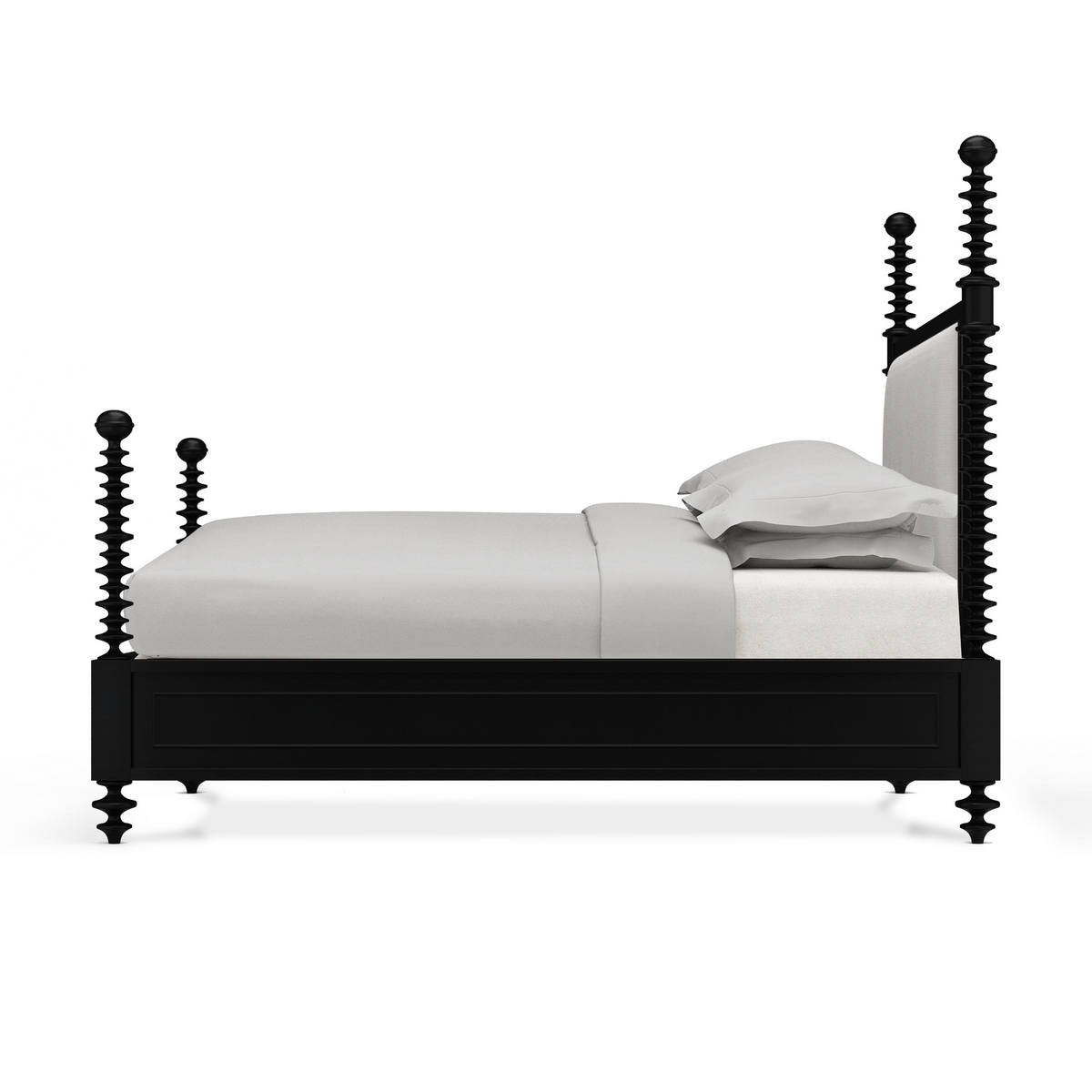 Milano Upholstered Bed Queen | Mediterranean Style Bedroom Furniture