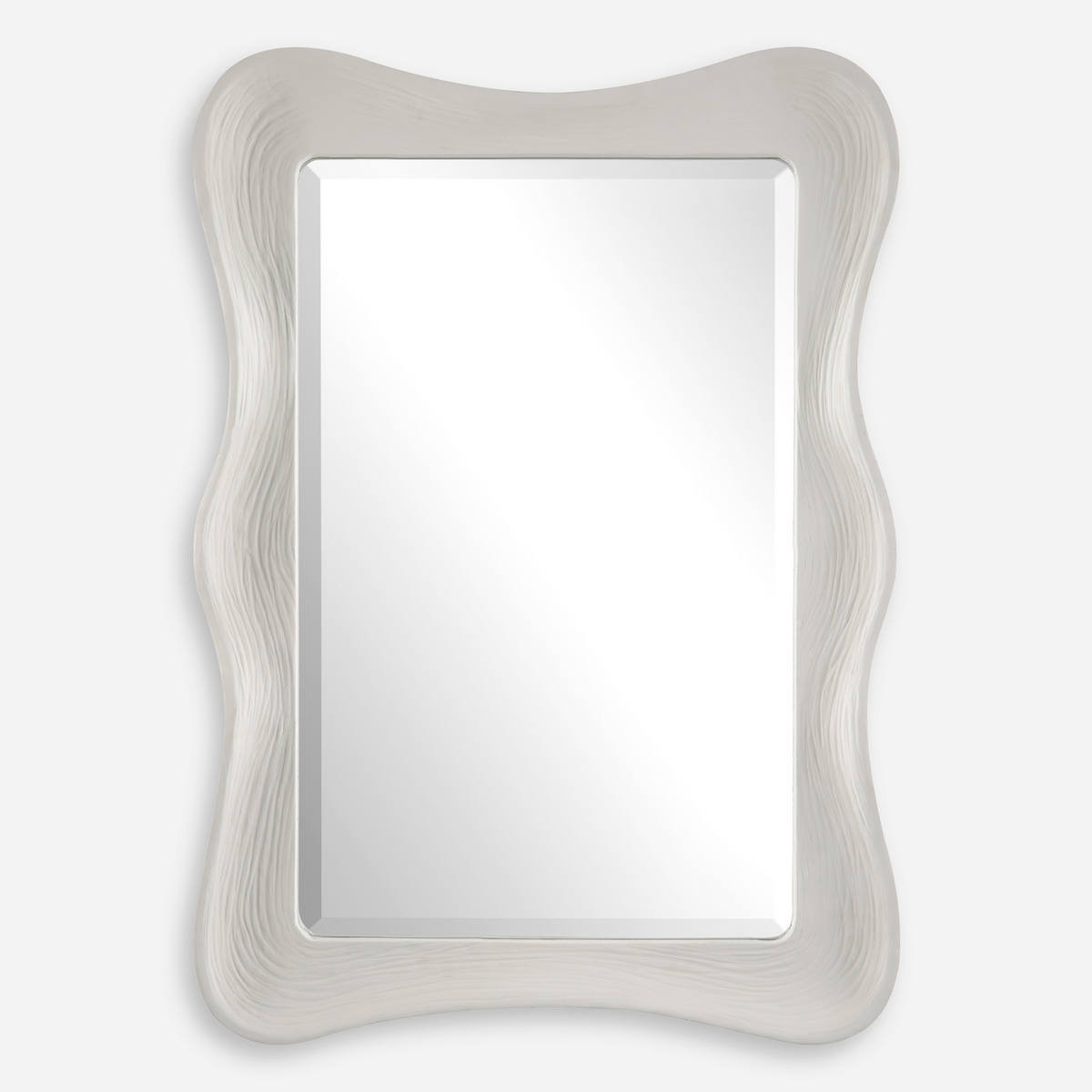 Whitehaven Wavy Rectangle Mirror | Coastal Style Wall Mirror