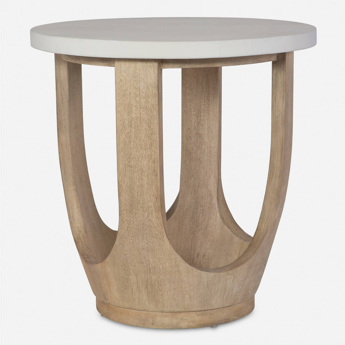 Tatli Stone Top Side Table | Contemporary Style Accent Table