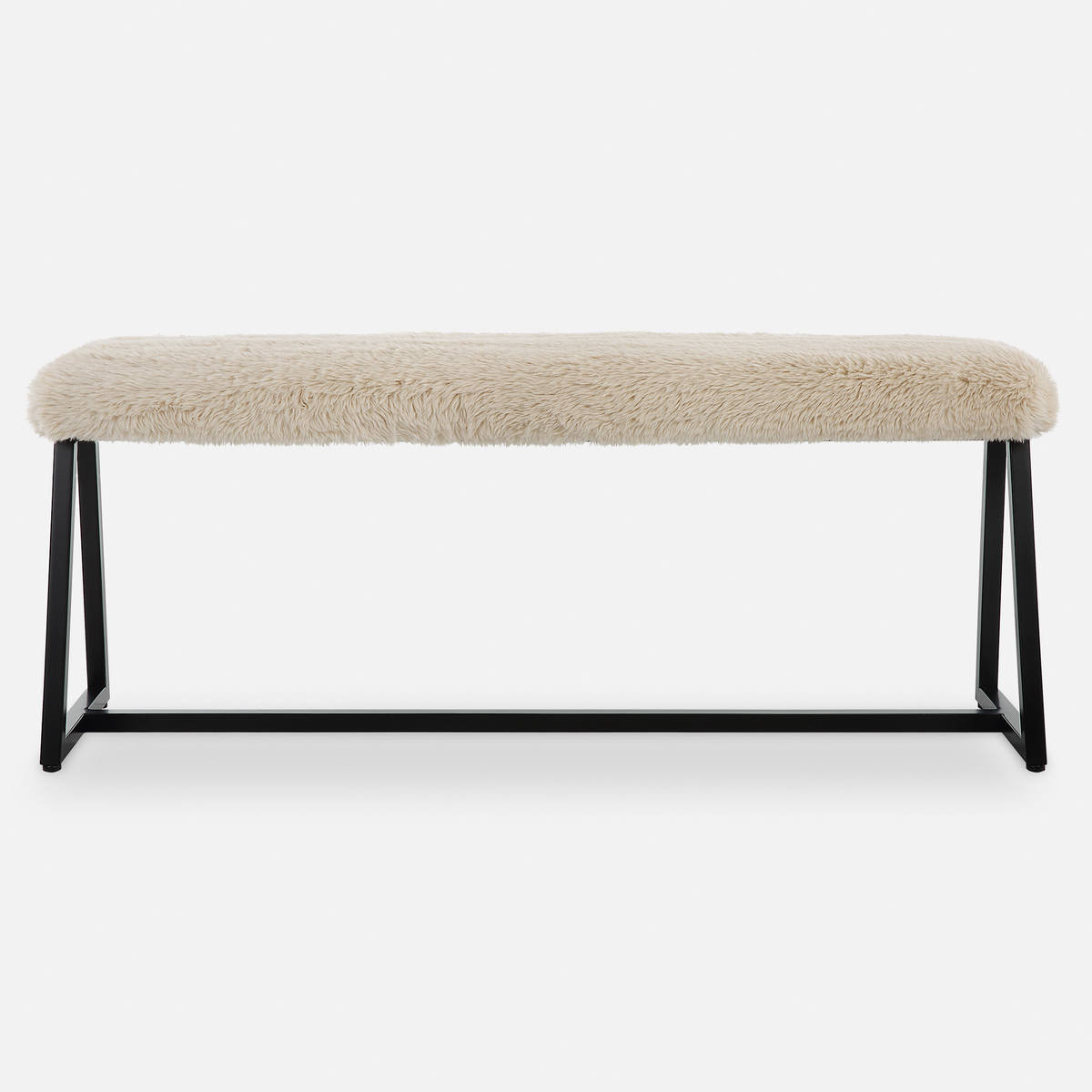 Taupo Sheepskin Bench | Contemporary Style Accent Chair
