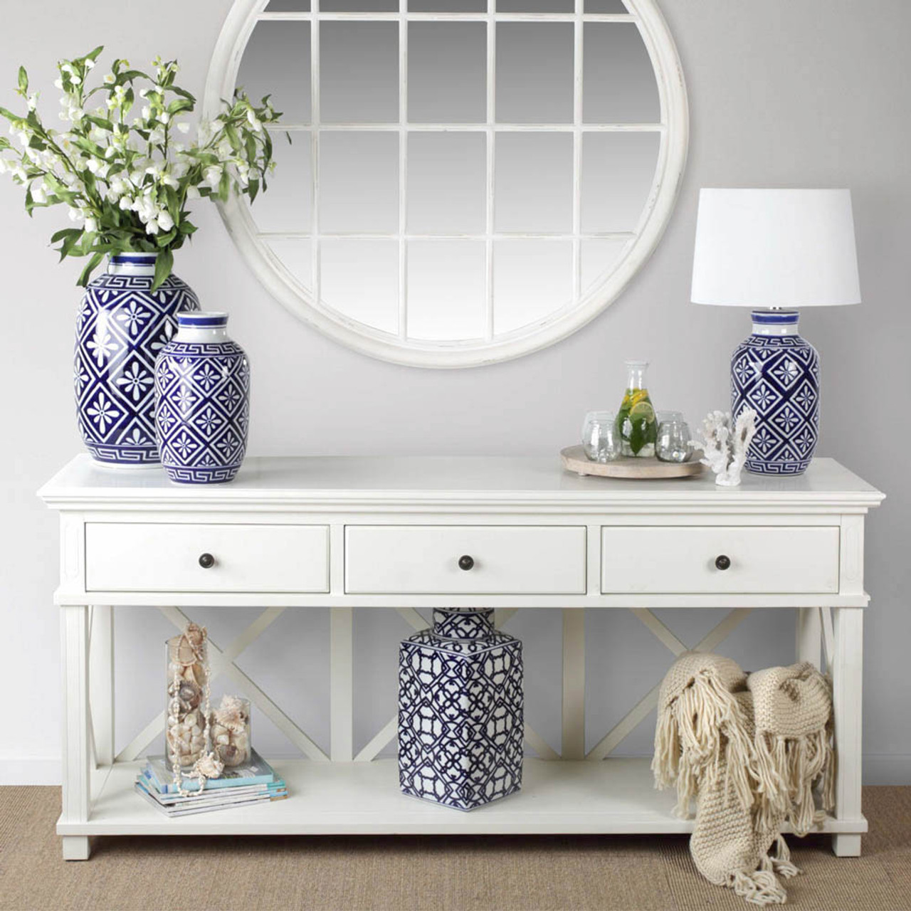 Hamptons hall table store
