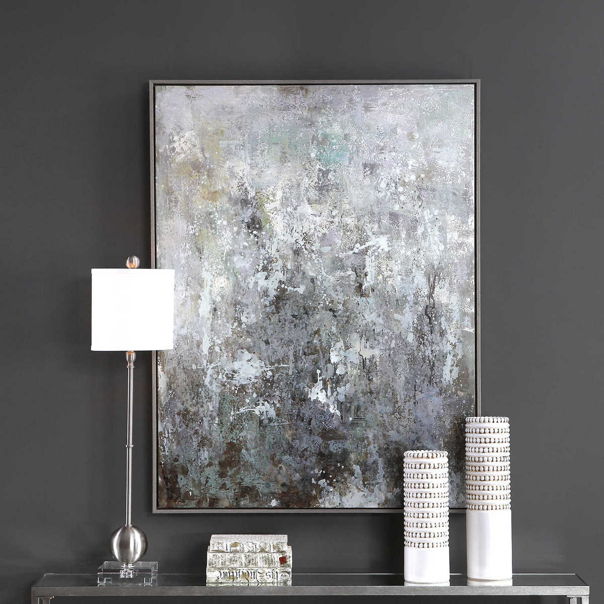 Sea Mist Hand Painted Canvas - DECOR - ARTWORK - Paintings