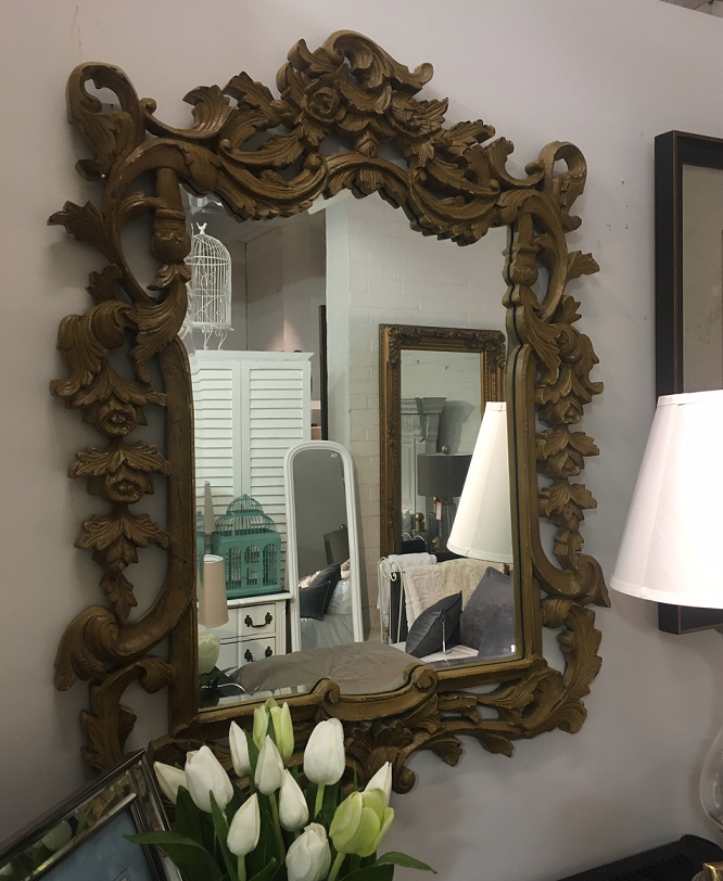 Prince Regent Mirror - Gold