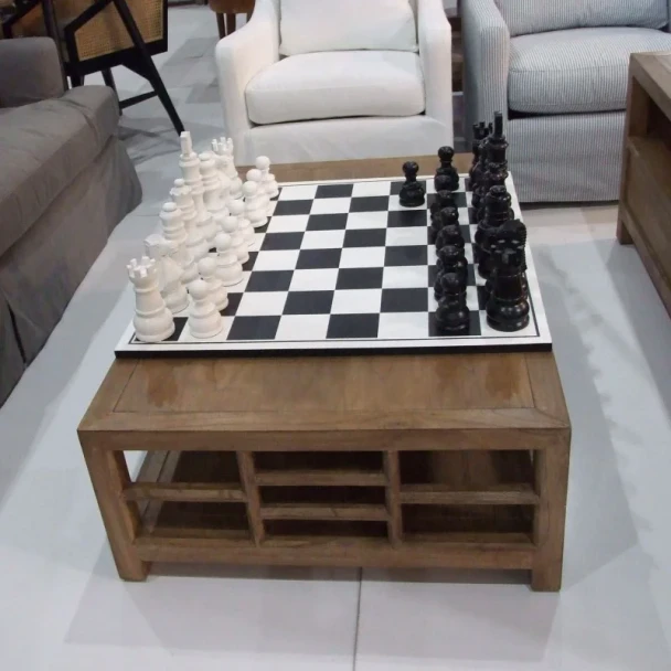 Gentlemen'S Chess Set - Black- White