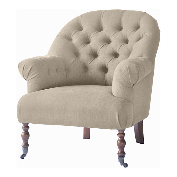 Duchess Tub Chair - Natural Linen by Maison Living - Maison Living