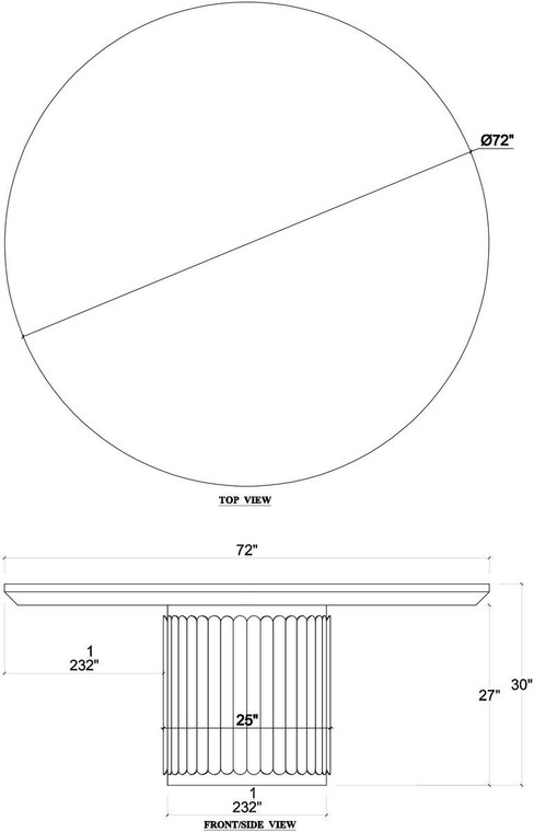 Portobello Round Dining Table 180Cm | Mediterranean Style Dining Room ...
