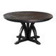 Maiva Round Black Dining Table | Contemporary Style Dining Table