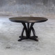 Maiva Round Black Dining Table | Contemporary Style Dining Table